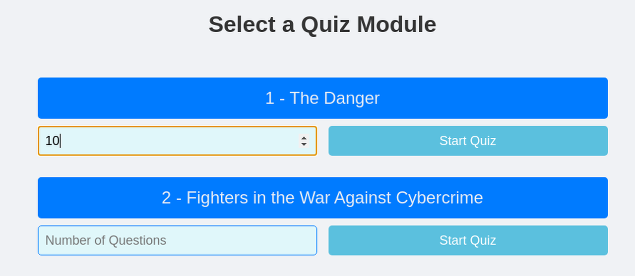 Nigel Galbraith - Quiz Creator