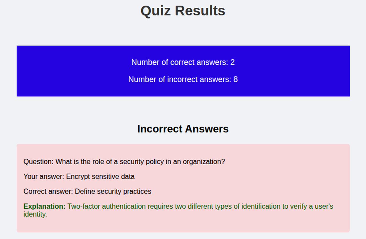 Nigel Galbraith - Quiz Creator